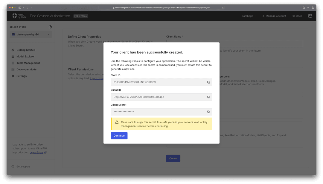 Secure Access to Content Using Fine-Grained Permissions with FGA