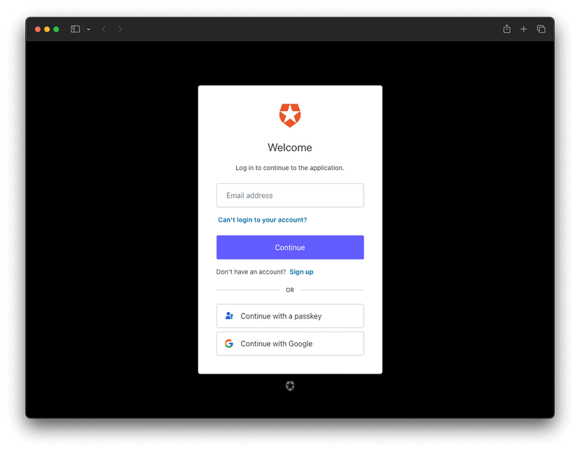 Authentication with Passkeys