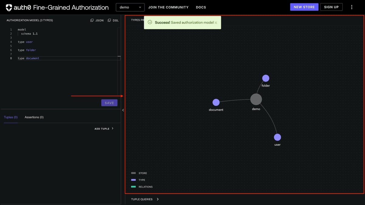 Define An FGA Authorization Model