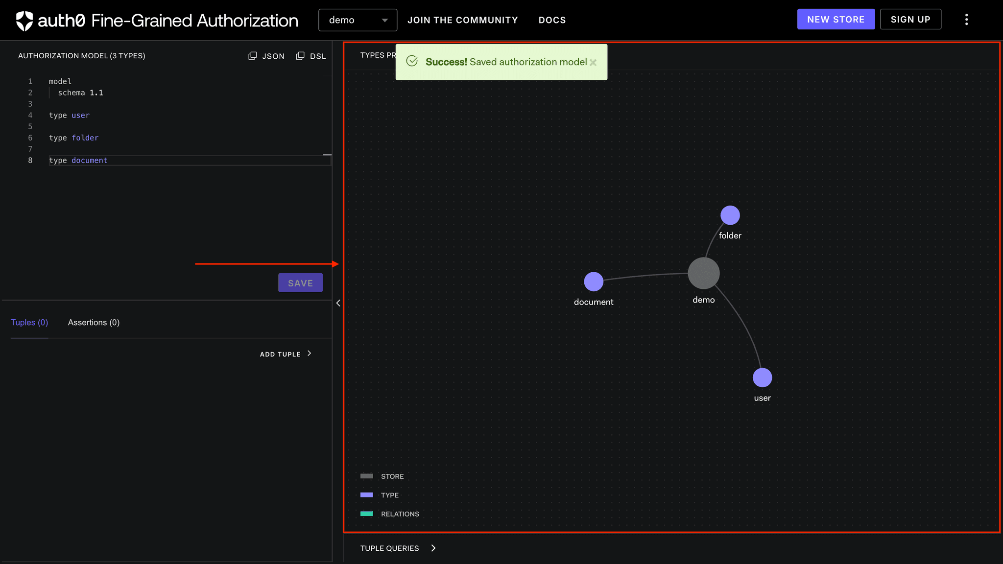 Define An FGA Authorization Model