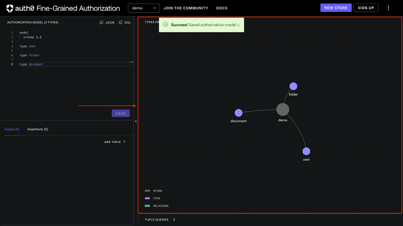 Define An FGA Authorization Model
