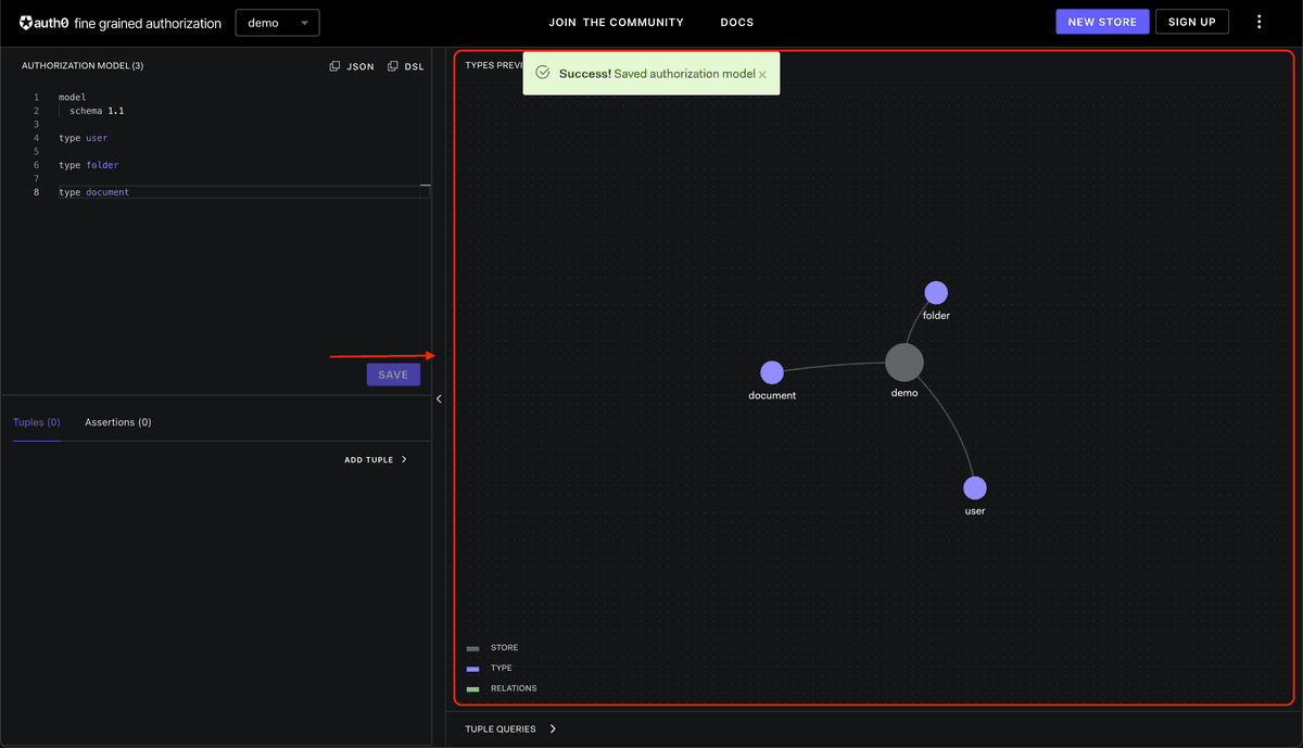 Define An FGA Authorization Model
