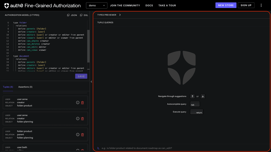 Define An FGA Authorization Model