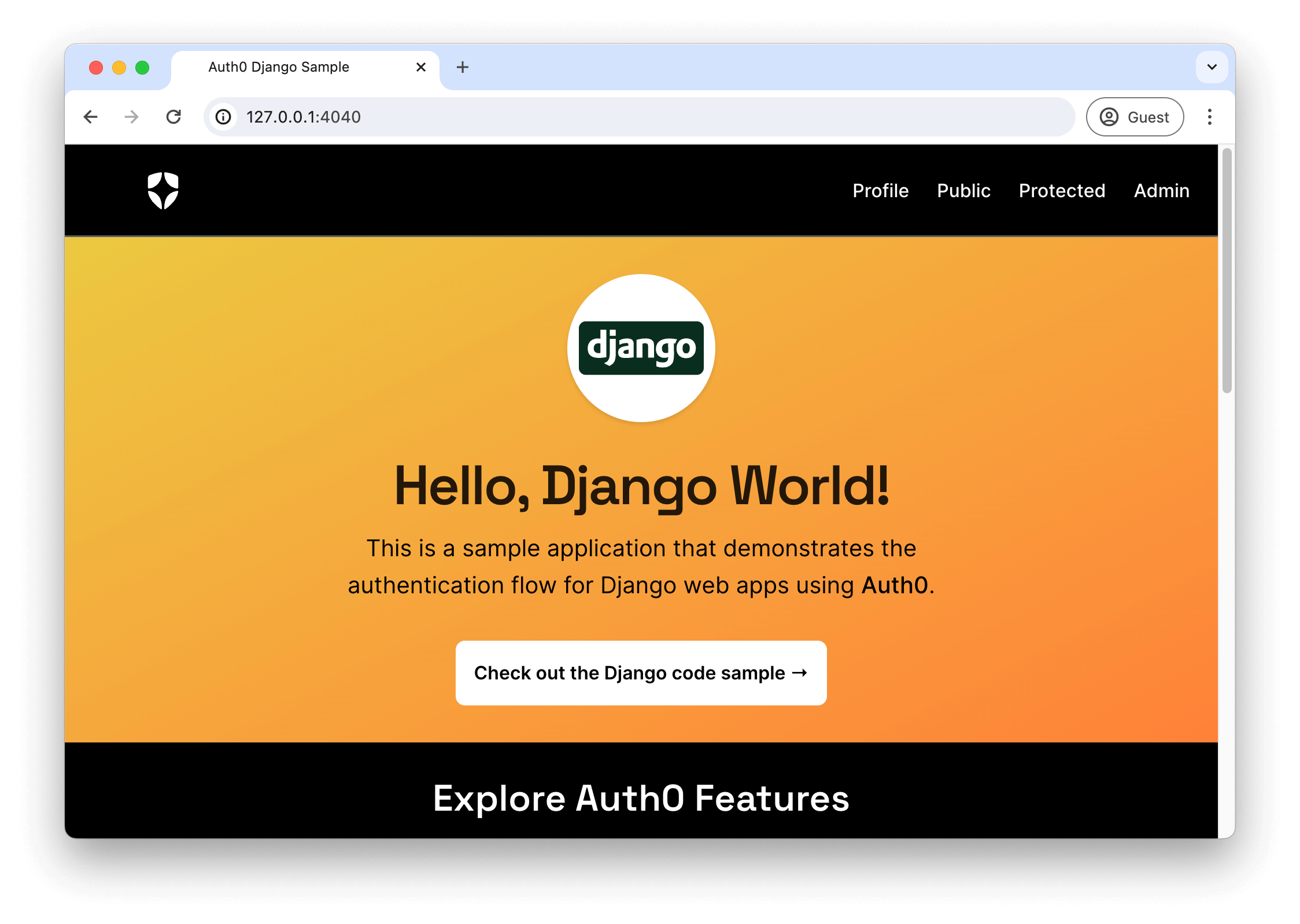 Django Authentication By Example