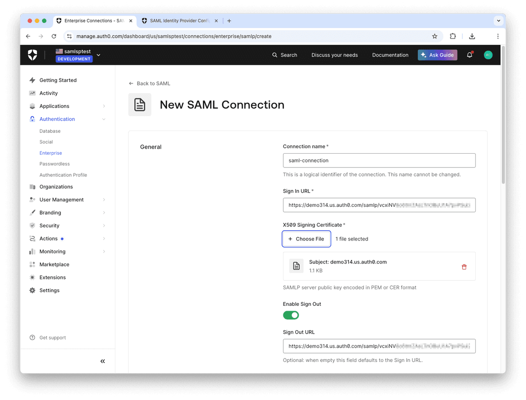 Configure Your Application As A Saml Service Provider