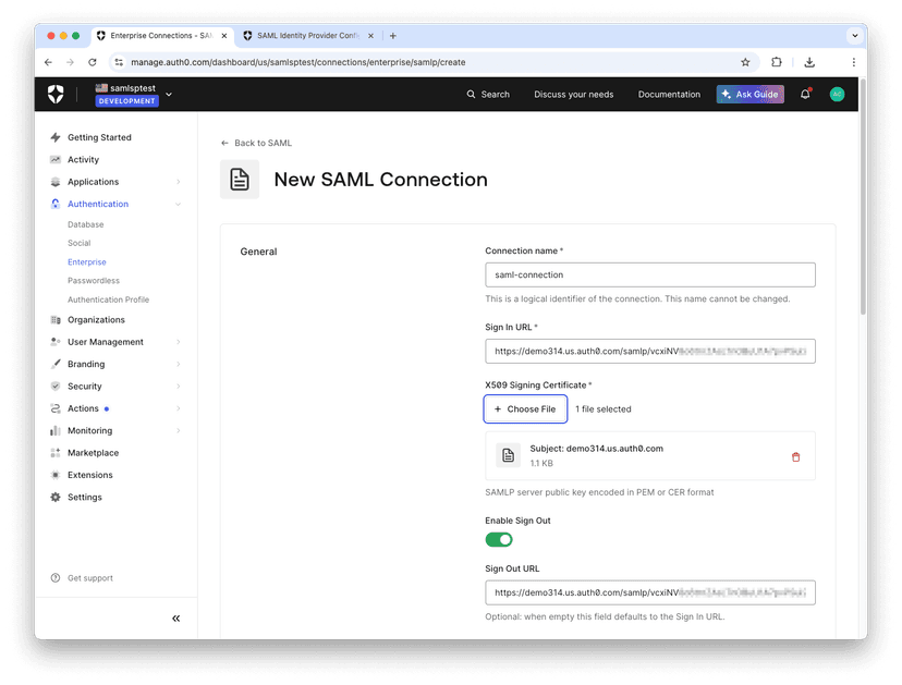 Configure Your Application As A Saml Service Provider