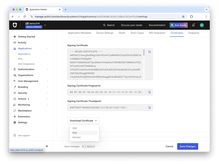 Configure Your Application As A Saml Service Provider
